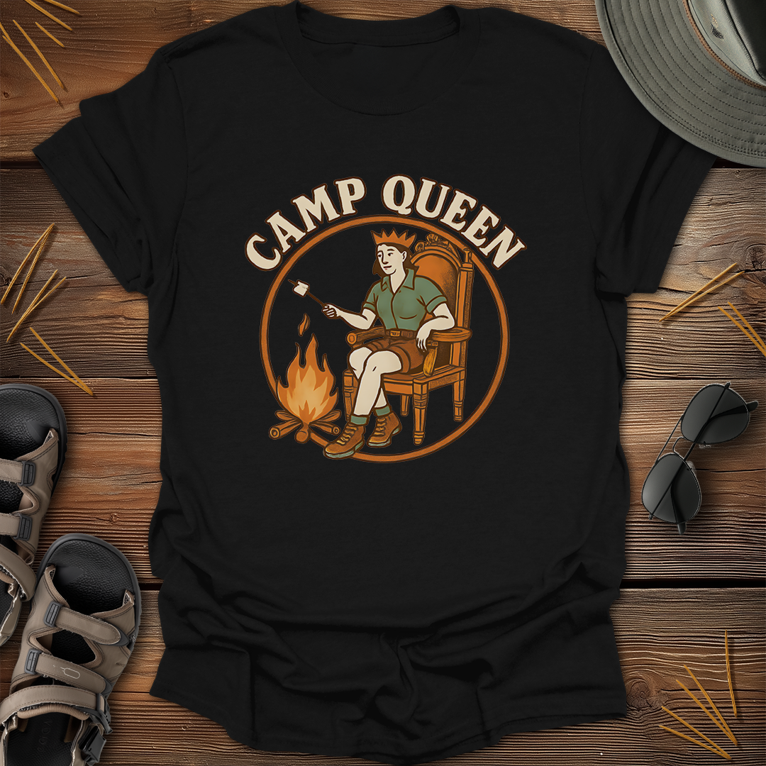 Camp Queen Graphic T-Shirt – Go RV Camp